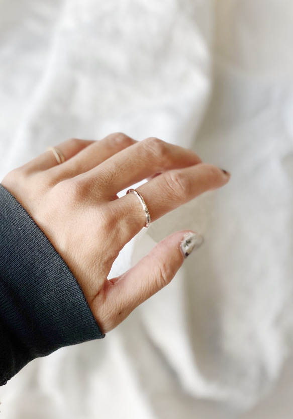 silver950 shaving ring 指輪・リング saint 通販 8151506｜Creema(クリーマ)