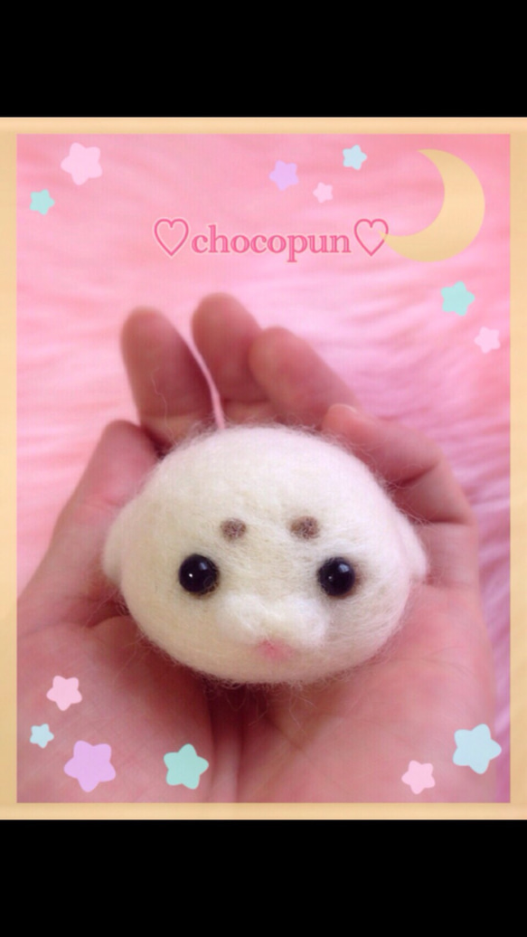 【数量限定】ゴマフワちゃん♡羊毛フェルトのふわふわゴマフアザラシの赤ちゃん☆ ぬいぐるみ chocopun 通販 2697667｜Creema ...