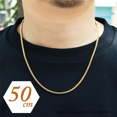 ネックレス メンズ あずき 甲丸 3mm 50cm/60cm チェーン 人気 ネックレス メンズ あずき 甲丸 3mm 50cm/60cm チェーン 人気