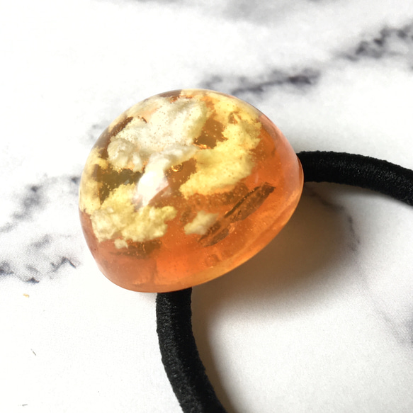 夕焼け×雲×ヘアゴム オレンジ色の空 ヘアゴム KAN♡IRO 通販｜Creema(クリーマ)