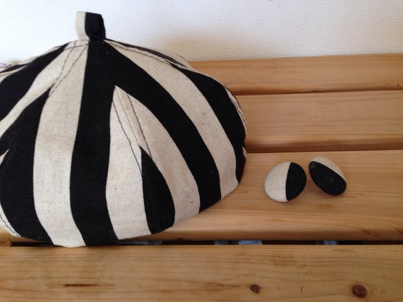 【大人】 ストライプ ベレー帽 ベレー帽・ハンチング Hinatabocco Land 通販 12064765｜Creema(クリーマ)