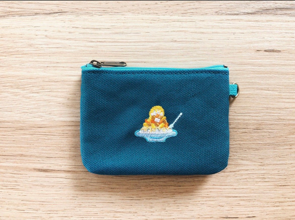 Katachi Selected・【一帆布包】台湾B級グルメ刺繍ー帆布薄型小銭入れ ポーチ Katachi Selected 通販 ...