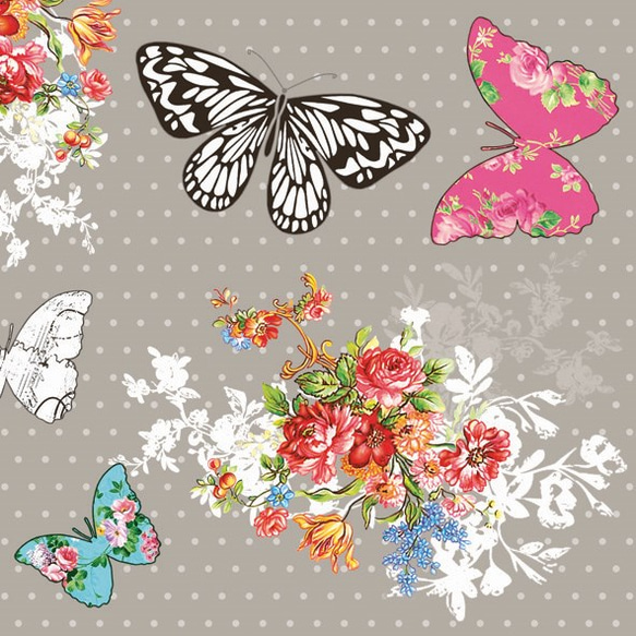 SLOG032501 Maki ペーパーナプキン ヴィンテージバタフライ その他素材 charmroom 通販 2883231｜Creema ...