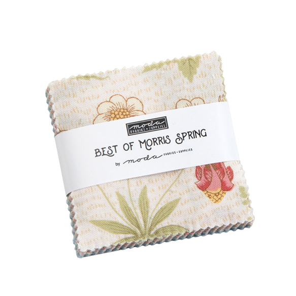 USAコットン moda mini charm 42枚セット BEST OF MORRIS SPRING 生地 ハートフルバザール 通販 ...