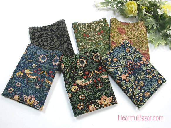 moda BEST OF MORRIS FALL おためし6枚セット はぎれ ハートフルバザール 通販 10369100｜Creema(クリーマ)