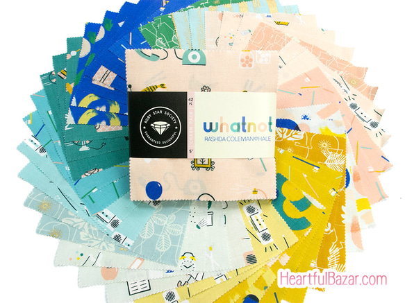 USAコットン RUBY STAR SOCIETY charmpack 42枚セット whatnot 生地 ハートフルバザール 通販 ...