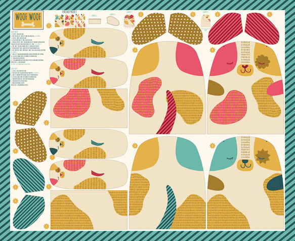 [ぬいぐるみキット]moda WOOF WOOF MEOW いぬ キット ハートフルバザール 通販 5336591｜Creema(クリーマ)