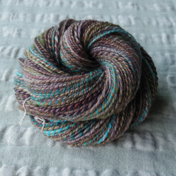 (39) 手紡ぎ糸 Gimp Yarn風 凪（B） 毛糸 PETAL MOON itoito 通販｜Creema(クリーマ) 2969032