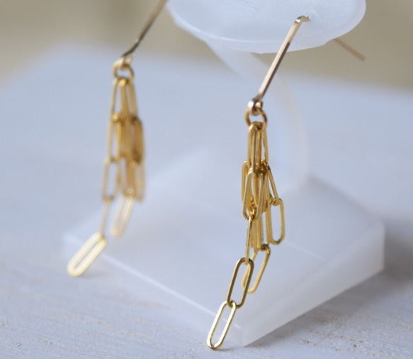 kiran* PIERCE (CH-01)14kgf/Chain ピアス（スタッド・一粒） KIRAN 通販｜Creema(クリーマ)