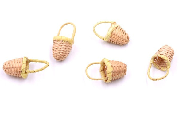 N954 4個 ラタンパーツ バスケット 15×31mm チャームパーツ 4X【1ヶ】 その他素材 beads&parts【プロフ必読】 通販 ...