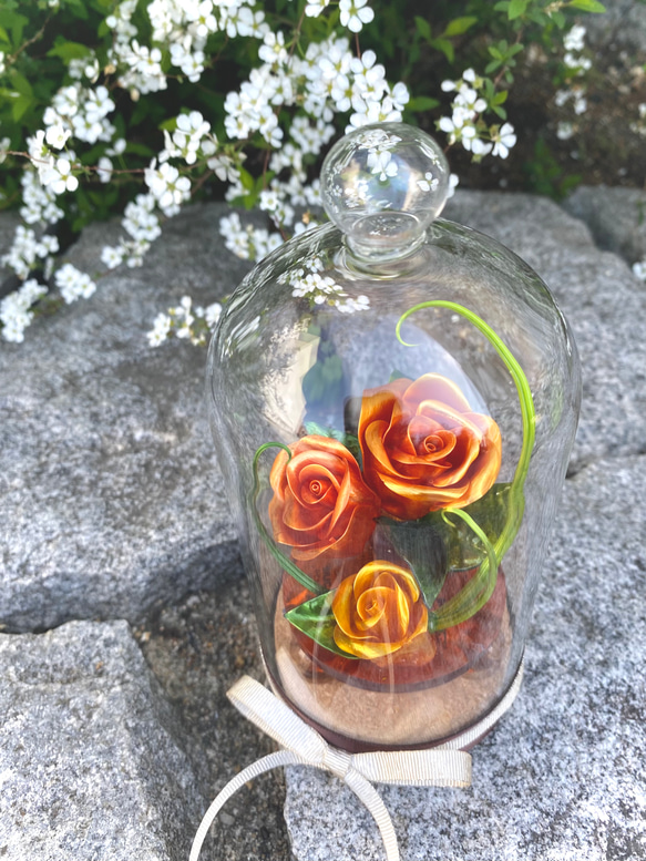 ROSE~】飴細工のバラ*॰各種お祝い・記念日・お誕生日・母の日に[ﾌﾙｵｰﾀﾞｰ]お色味もご相談下さい その他オーダーメイド ...