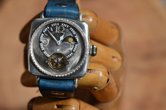 BYBLOS Automatic ブルーベルト（シュリンク） 腕時計 "GaTa" watch smith 通販｜Creema(クリーマ ...