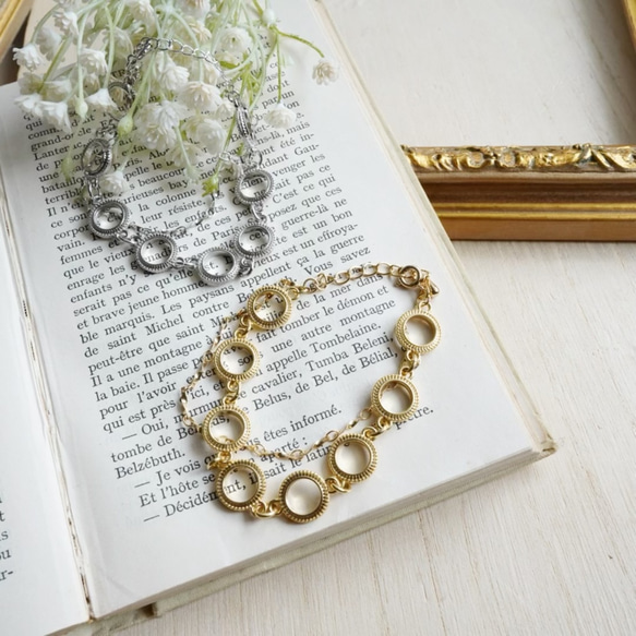 Double design chains bracelet ブレスレット CosmicForest 通販｜Creema(クリーマ) 11432087