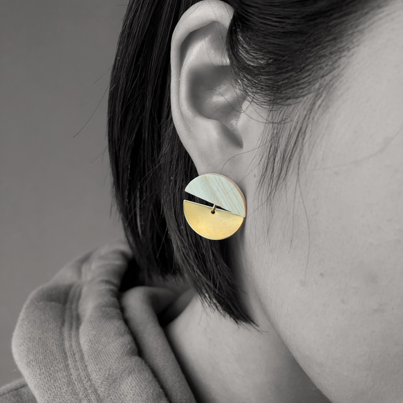 maru tg ピアス イヤリング 木 14kgf ピアス（その他） Takamo 通販｜Creema(クリーマ) 8860337