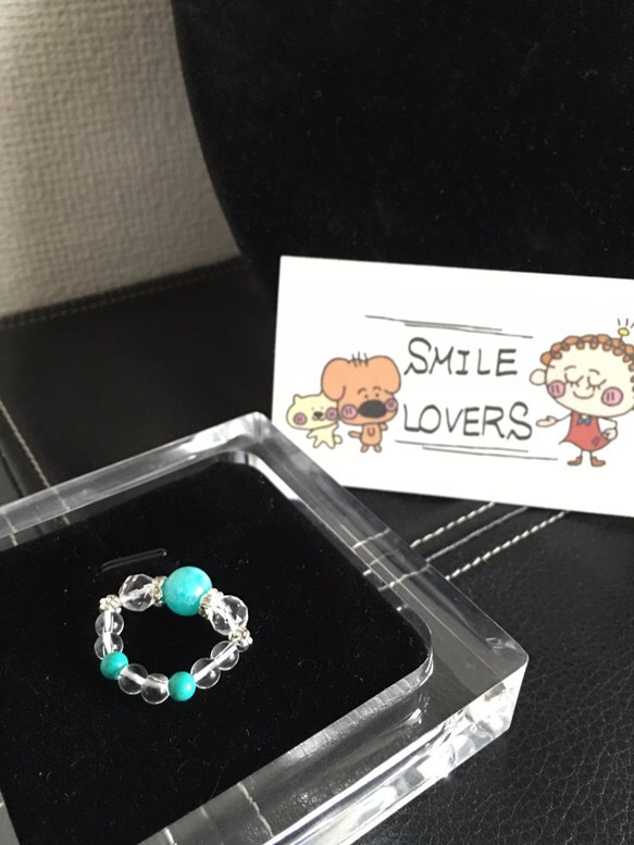 ドリームオーシャン ～ パワーストーン リング 指輪・リング SMILE LOVERS 通販｜Creema(クリーマ) 1571590