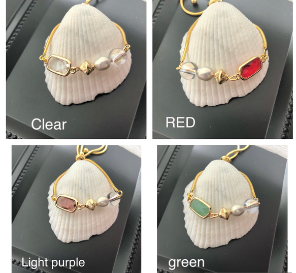 ブレスレット green color 243 ブレスレット A+H 通販 12092345｜Creema(クリーマ)