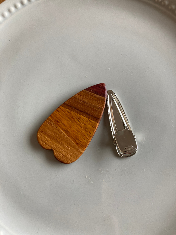 木葉のヘアークリップ 寄木 その他ヘアアクセサリー 夢工房 通販｜Creema(クリーマ) 12638834