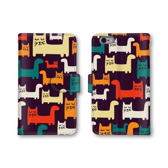 お洒落 手帳型ケース 送料無料 Android スマホケースiPhone 可愛い Galaxy アニマル スマホケース・カバー a-ちゃん ...