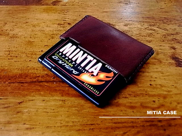 MINITIA(ミンティア）チョコ本革ケース2 その他ケース エムデザイン 通販｜Creema(クリーマ) 190042