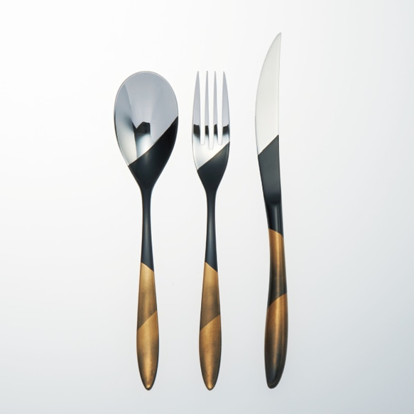 KOKU 木曽漆器のカトラリー：遠山（とおやま）3本セット 黒 カトラリー lore market 通販 3042891｜Creema(クリーマ)