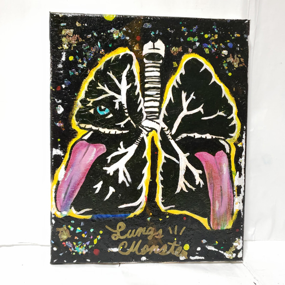 LUNGS MONSTER!! イラスト Chika Shinoda's art 通販 10466145｜Creema(クリーマ)
