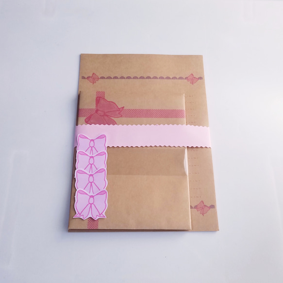 リボン20～レターセット1点＋便箋20枚～ レターセット Gallery TY 通販 4149545｜Creema(クリーマ)