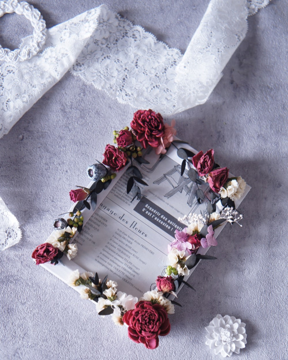 Bordeaux【フォトフレーム・写真立て】 フォトフレーム・写真立て キキの冠 通販 10509620｜Creema(クリーマ)