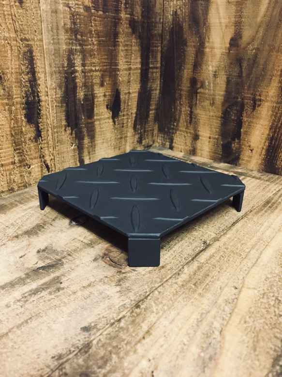 cream.70 トリベット 13cm 鍋敷き アイアン 縞板 アイアンプレート 2 その他調理器具 cream.70 通販 12589416 ...