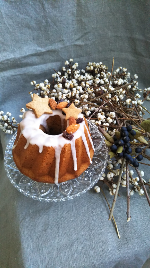 はちみつとシナモン・生姜のお菓子☆☆☆パンデビス クグロフ型 14cm 焼き菓子 muage 通販｜Creema(クリーマ) 9406637