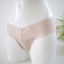 ふんどしパンツ＊レースショーツ＊フンティ『Wooloo Punties*』タンガタイプ ＜ベージュ＞ その他ファッション Wooloo 通販 10669965｜Creema(クリーマ)
