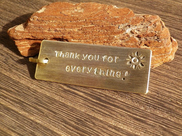 ★オーダーメイド★～メッセージプレート～ 真鍮のプレート その他雑貨 silver soul 通販｜Creema(クリーマ) 1708459