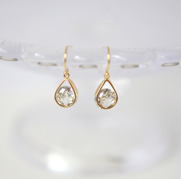 再60）ジルコニア（ドロップ）☆ピアス・イヤリング♪【K18・K14GF/14kgf対応】 ピアス（フック・チェーン） PuaLANI プアラニ pualani 通販 2443909 ...