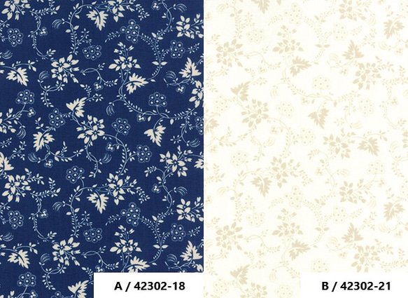 moda「Regency Blues by ChristopherW」(42302-18(A)21(B)) 生地 abeille 通販 ...