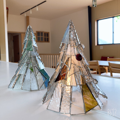クリスマスツリー(ステンドグラス用ガラス使用) クリスマス クリスマスツリー(ステンドグラス用ガラス使用) クリスマス
