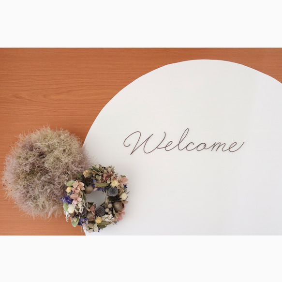 Welcome * wire art ウォールステッカー・ウォールデコ Lily 通販｜Creema(クリーマ)