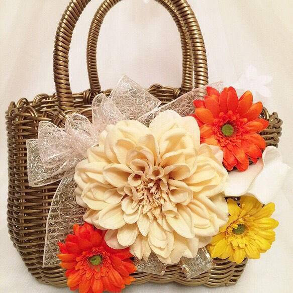 アーティフィシャルのカゴバッグ かごバッグ lilypace 通販 1189801｜Creema(クリーマ)