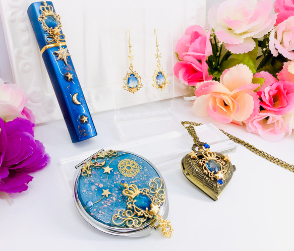 【creema限定】1セットのみ＊星アクセサリー・雑貨セット＊（ブルー） ピアス（フック・チェーン） ＊Riselumiere＊ 通販 ...