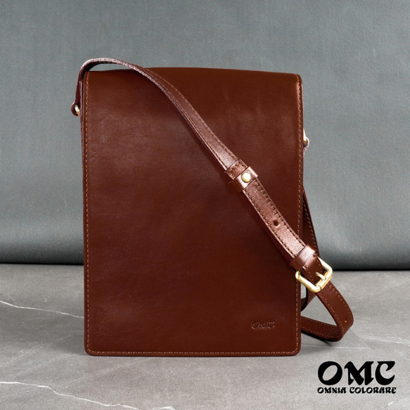 【OMC】トップテイストベジタブルタンニングレザーフリップレザーカジュアルバッグ（99002） ショルダーバッグ OMC 通販｜Creema ...