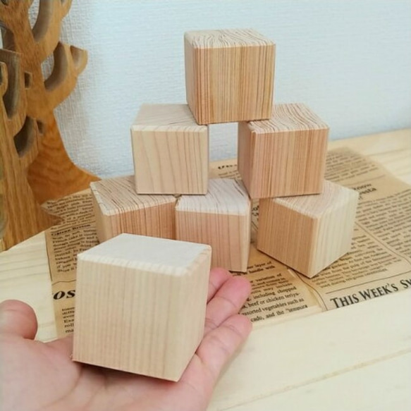 ひのきブロック 国産檜 40mm角 7個入り エコ加湿 その他インテリア雑貨 Kokonoe-Wood 通販 8568262｜Creema(クリーマ)