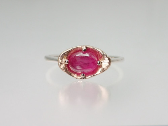 包みリング K10 ルビー（Tsutsumi Ring Ruby) 指輪・リング Nosri〔ノスリ〕 通販 8599113｜Creema(クリーマ)