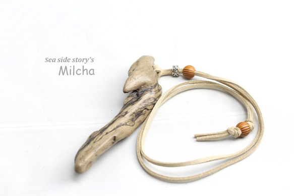 流木ネックレス ～大自然の魅力～ ！Natural Driftwood No.1（A014) ネックレス・ペンダント atelier milcha 通販 10096098｜Creema(クリーマ)