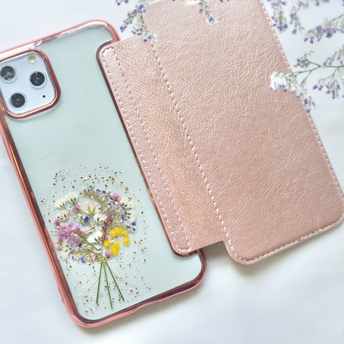 野花のブーケ】 押し花スマホケース iPhoneケース 全機種対応 野花のブーケ】 押し花スマホケース iPhoneケース 全機種対応