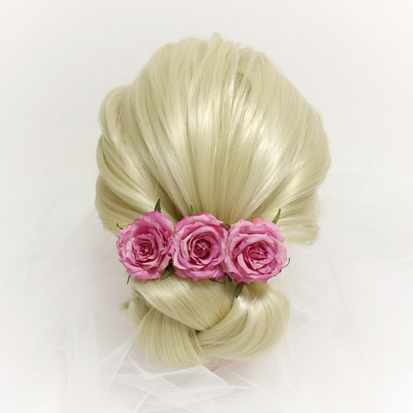 frower barrette♡Beauty and the Beast♡beauty pink バレッタ murray 通販 3987067 ...