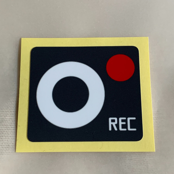 シンプルRECステッカー シール・ステッカー 遊びごころ•ᴥ• 通販｜Creema(クリーマ)