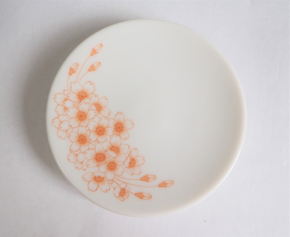 豆皿（小） 桜 薬味皿・豆皿 棠白 通販｜Creema(クリーマ) 9044698