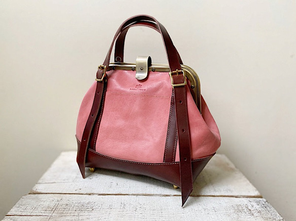 [訂製（交貨時間約 3 個月）] 姬路皮革 x 栃木皮革 * 鞣製皮革包 2 路包“montagna”M 手提包 KALEIDOSCOPE 的 ...