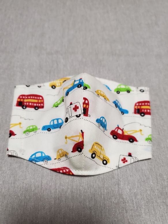 幼児用マスク はたらくくるま2 布マスク(ベビー・キッズ) 雅桜 通販｜Creema(クリーマ) 10528058