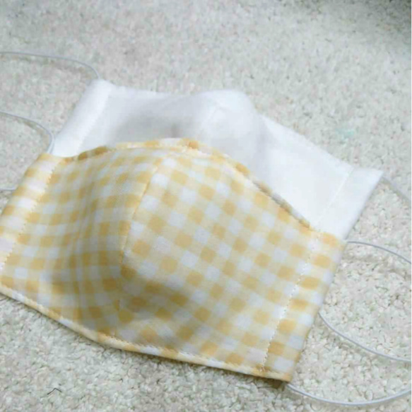 オーガニックコットン使用 ふんわりダブルガーゼ布マスクLサイズ 立体 大人可愛い 2枚セット 優しいお色 その他ファッション雑貨 ももぴ 通販 ...