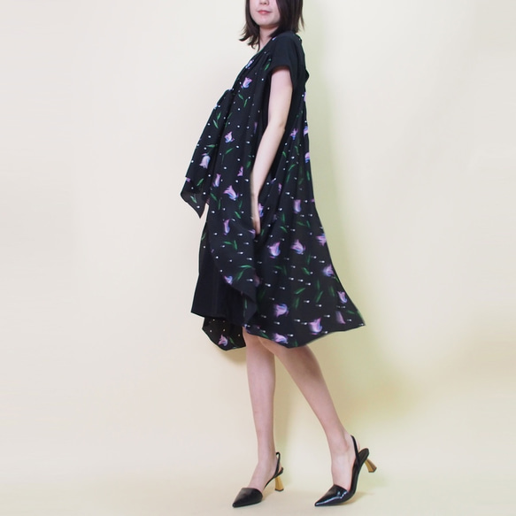 【今月限定特別価格送料無料】シルク100＋ストレッチ素材Aラインワンピース19018 ワンピース AZ-U ELEGANCE 通販 ...