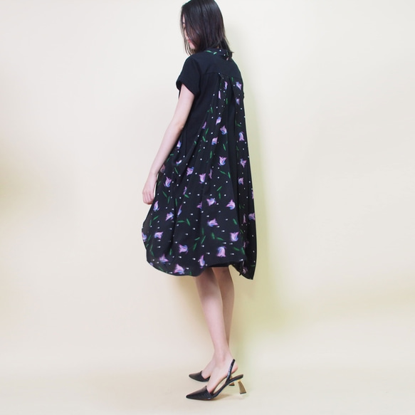 【今月限定特別価格送料無料】シルク100＋ストレッチ素材Aラインワンピース19018 ワンピース AZ-U ELEGANCE 通販 ...